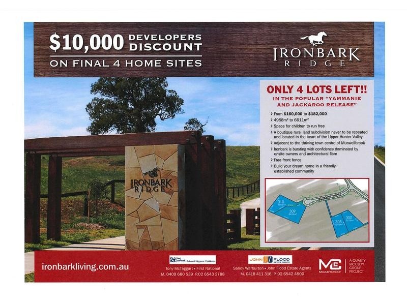 Stage2A&3B Ironbark Ridge Estate, Ironbark Road, Muswellbrook NSW 2333 ...