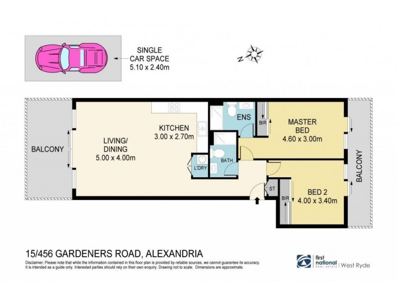 15/456 Gardeners Road, Alexandria NSW 2015 | First National - West Ryde ...